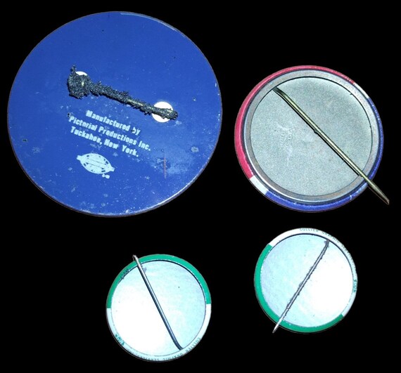 Vintage Political Campaign Pins 1970s Jimmy Carter Mo… - Gem