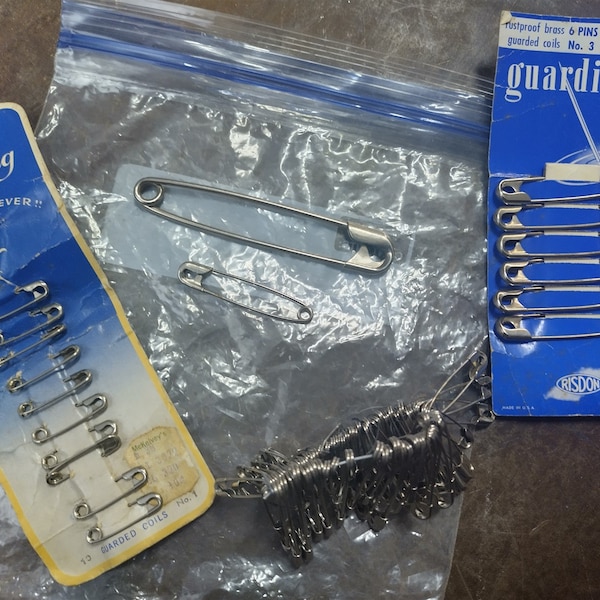 Rusted Safety Pins - Etsy