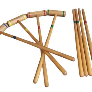 Skowhegan Croquet Set for 8 Players Vintage Collectible Backyard ...