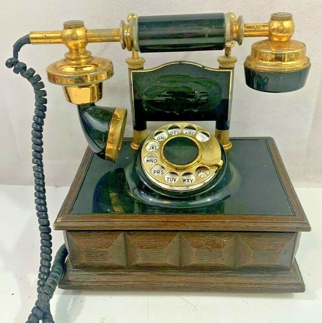 Vintage Western Electric American Antique Style Black Rotary Phone - Etsy