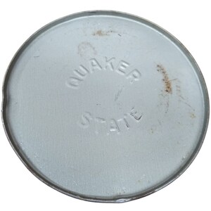 Quaker State Motor Oil Can Vintage Collectible Automotive Care Garage ...