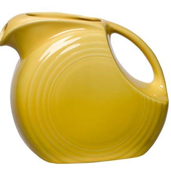 Small Yellow Pitcher - Etsy