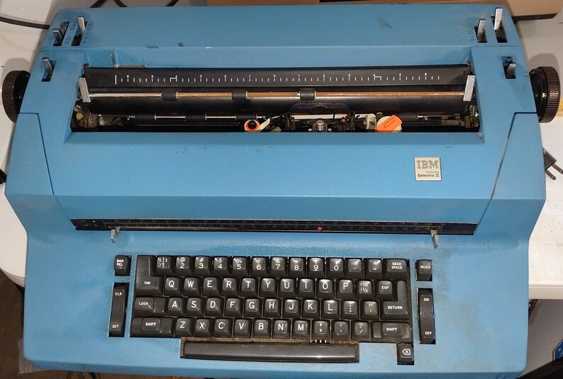 Vintage IBM Correcting Selectric II Electric Type Writer Parts Movie ...