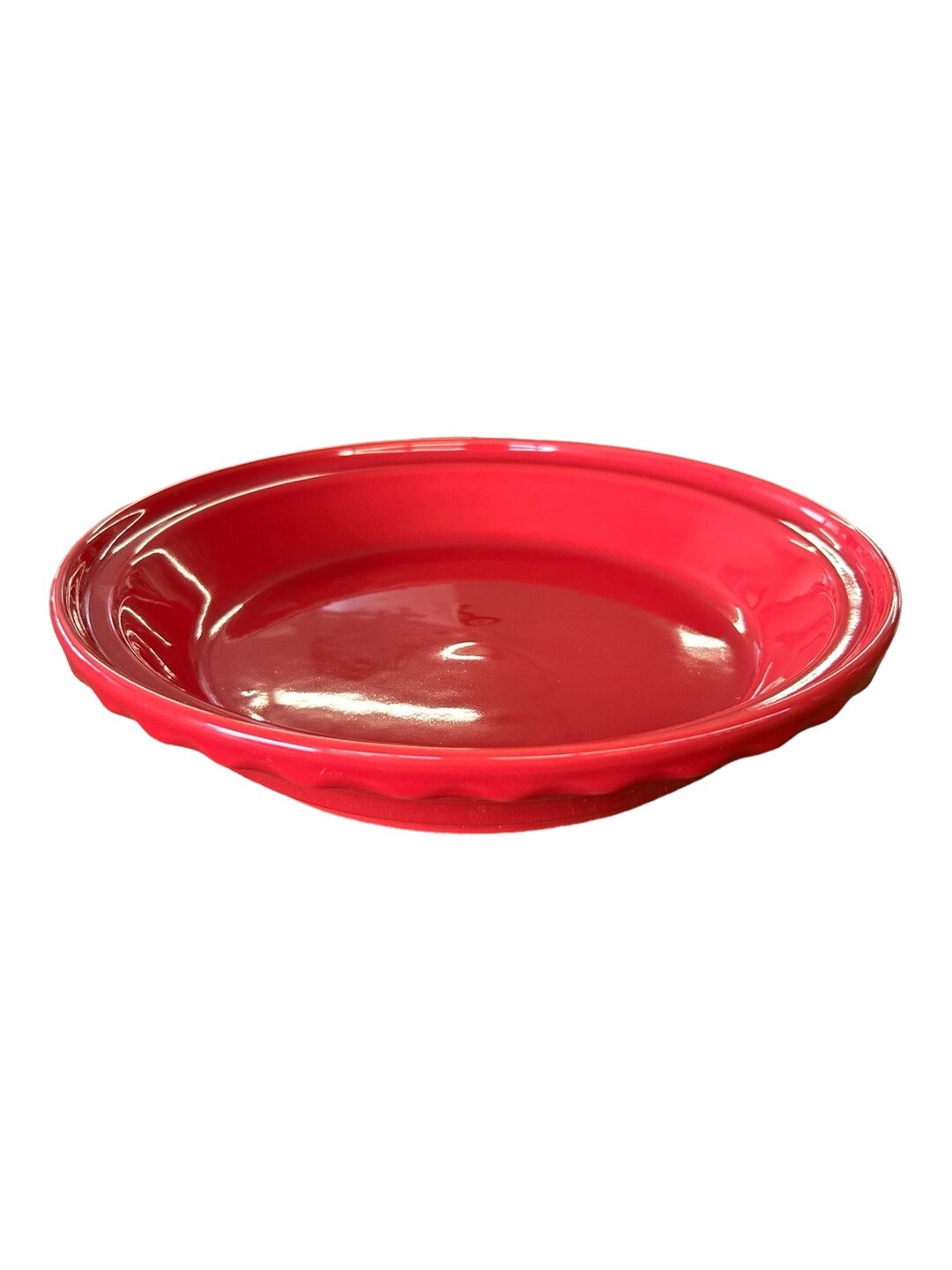 Fiesta - Scarlet Red Deep Dish Pie Baker Plate Pan Dish Homer Laughlin ...