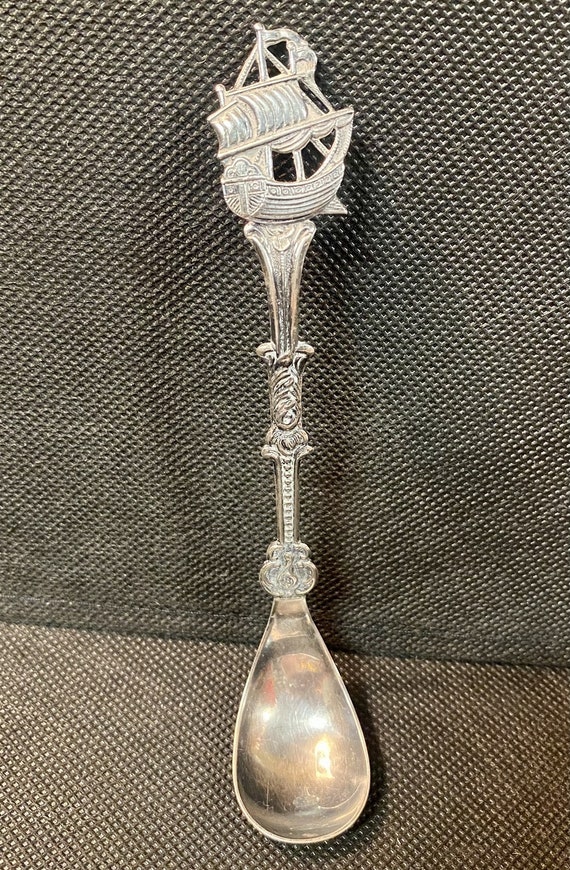 Silver Naval Nautical Theme Antique Sugar Scuttle Spoon no - Etsy