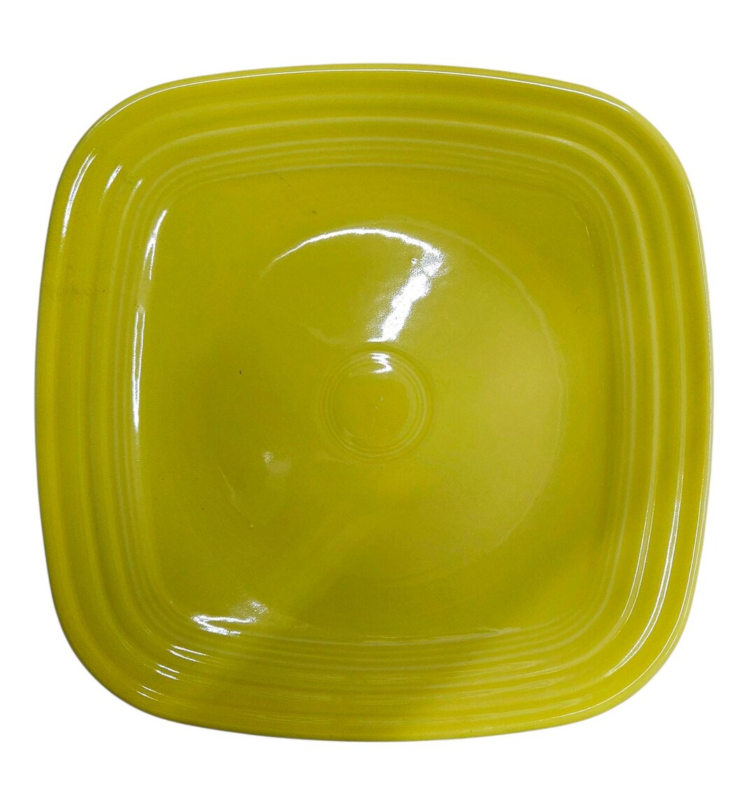 Fiesta - Sunflower Yellow Square Dinner Plate Homer Laughlin Ceramic ...
