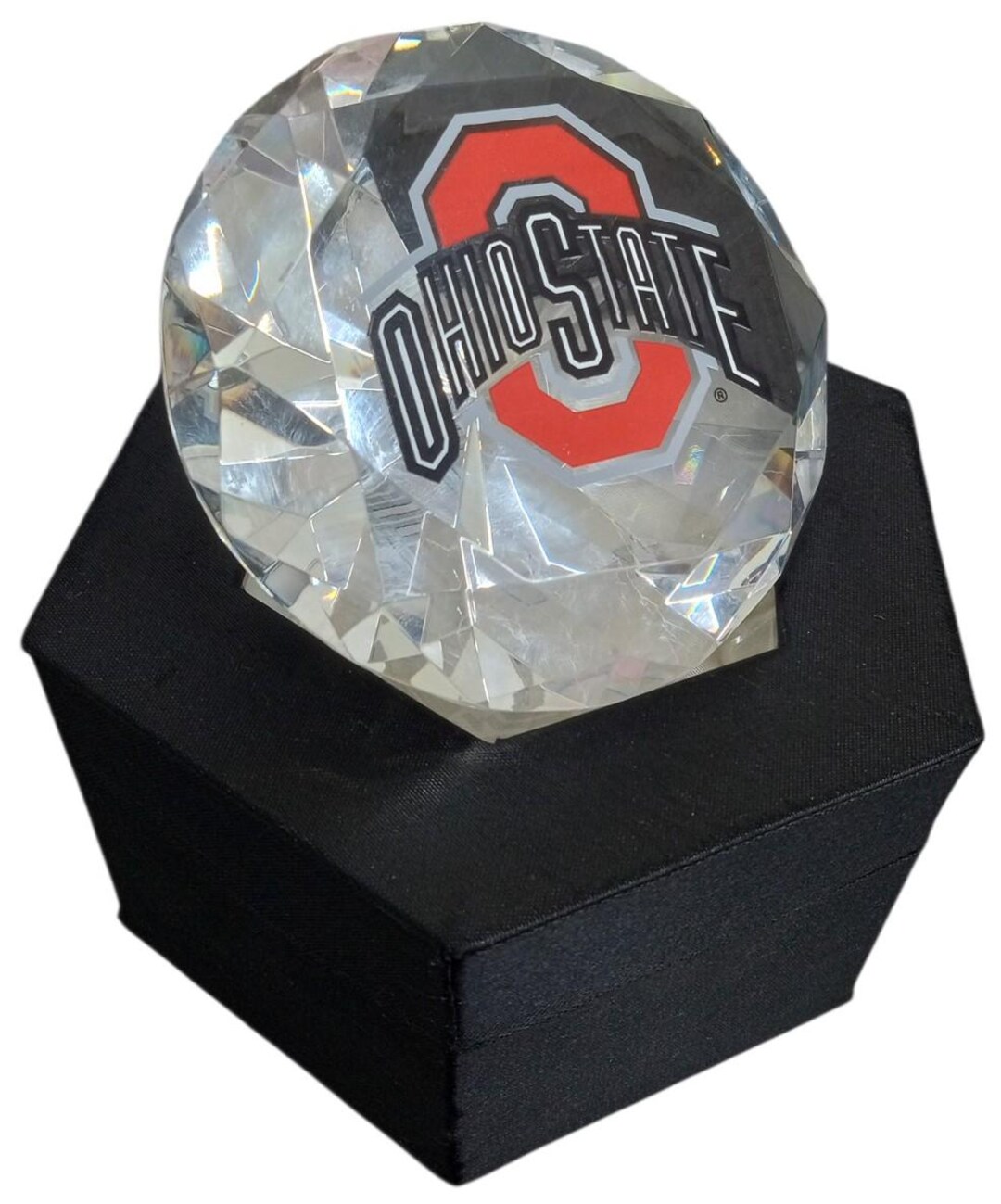 Ohio State Faux Diamond Paperweight Football Sports Collectible Gift ...
