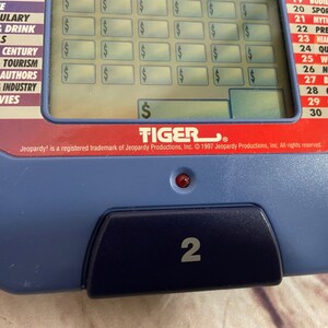 Jeopardy Tiger Electronic Handheld Battery Operated Game Console - Etsy