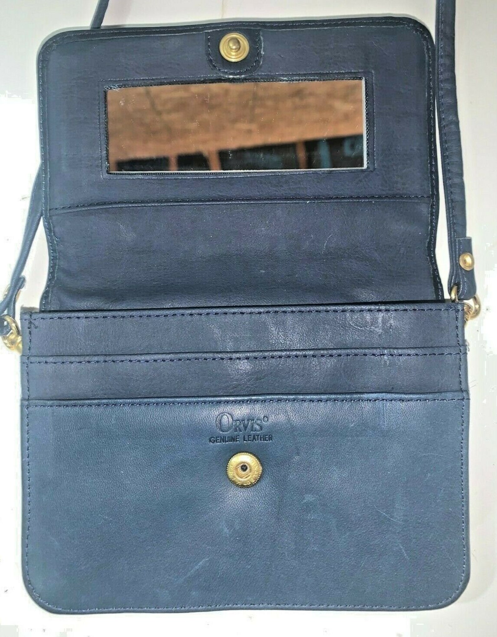 Vintage Blue Genuine Leather Orvis Over the Shoulder Purse Hand Bag - Etsy