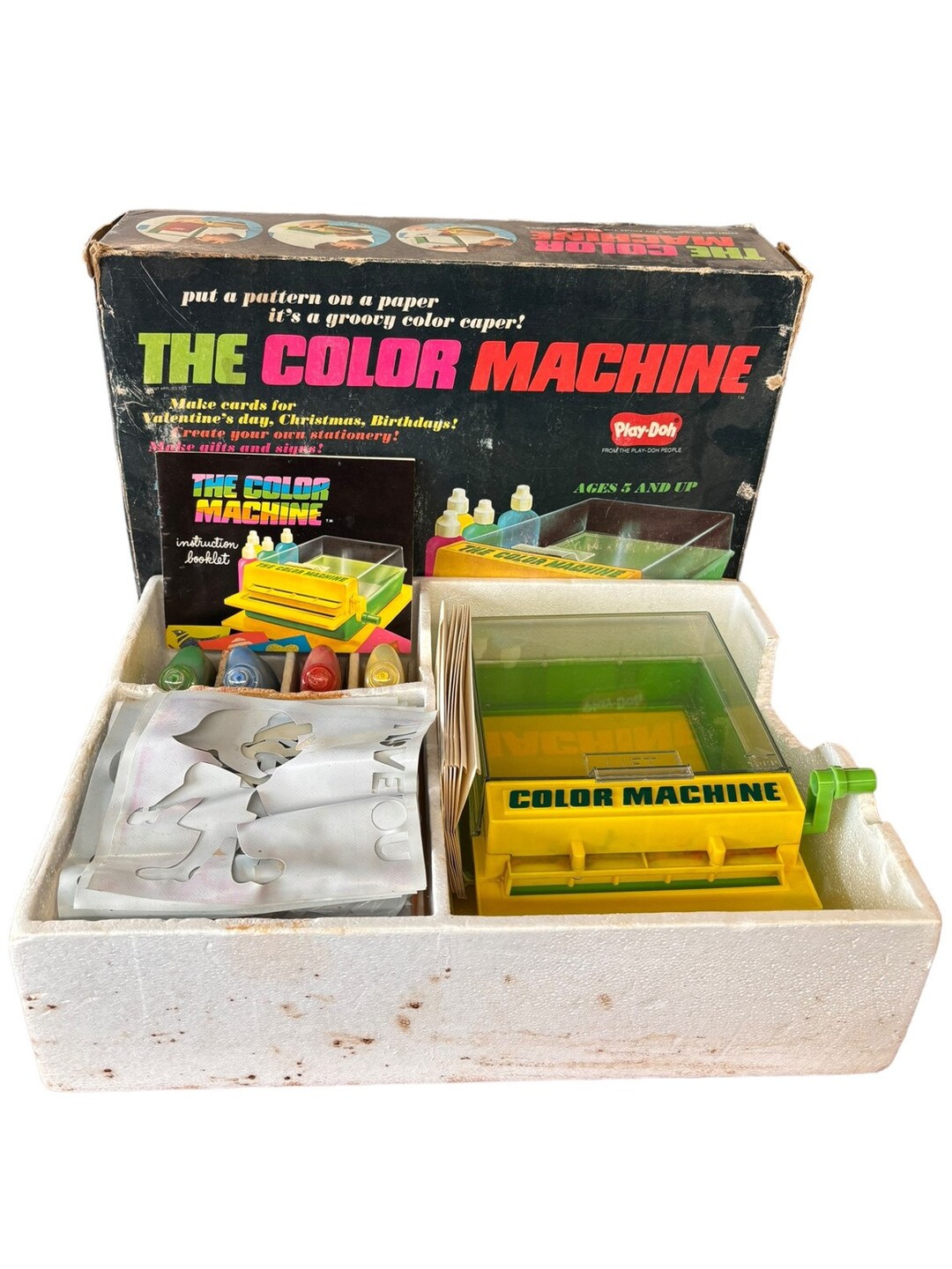The Color Machine Game by Creators of Play-doh Preloved Vintage - Etsy