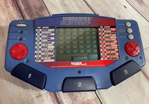 Jeopardy Tiger Electronic Handheld Battery Operated Game | Etsy