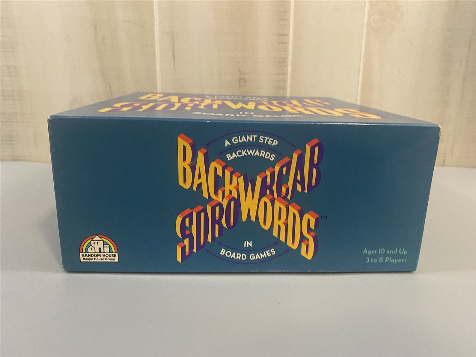 1988 BACKWORDS Board Game a Giant Step Backwards in - Etsy