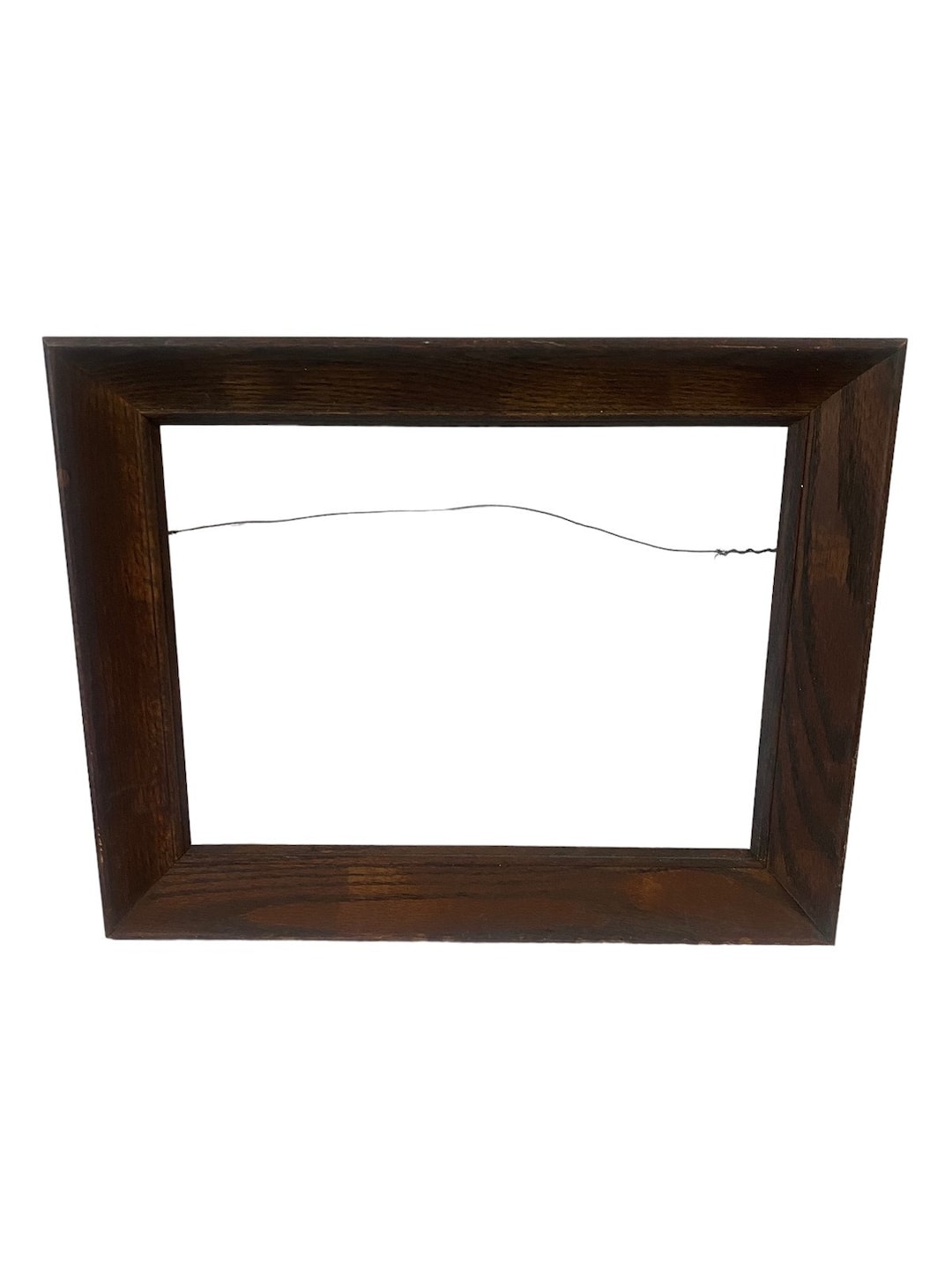 Antique Stained Oak Wood Frame, Solid Wood Empty Frame - Etsy