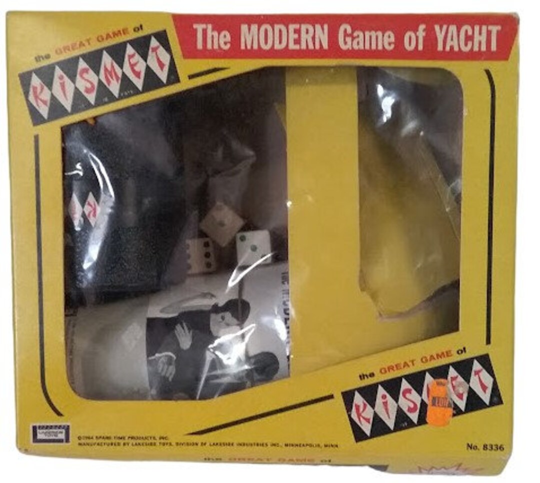 Antique Kismet the Modern Game of Yacht Vintage Dice Poker 1964 - Etsy