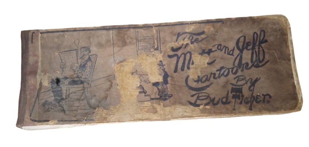 Bud Fisher Mutt & Jeff Cartoon Book Vintage Antique Comics Literature ...