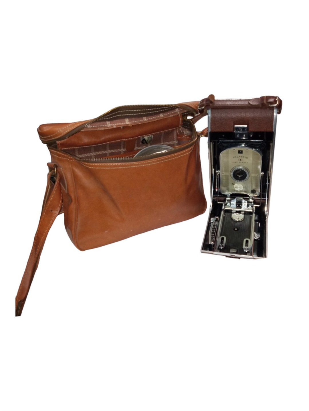Polaroid Model 95 Land Camera With Carrying Bag Vintage Collectible ...