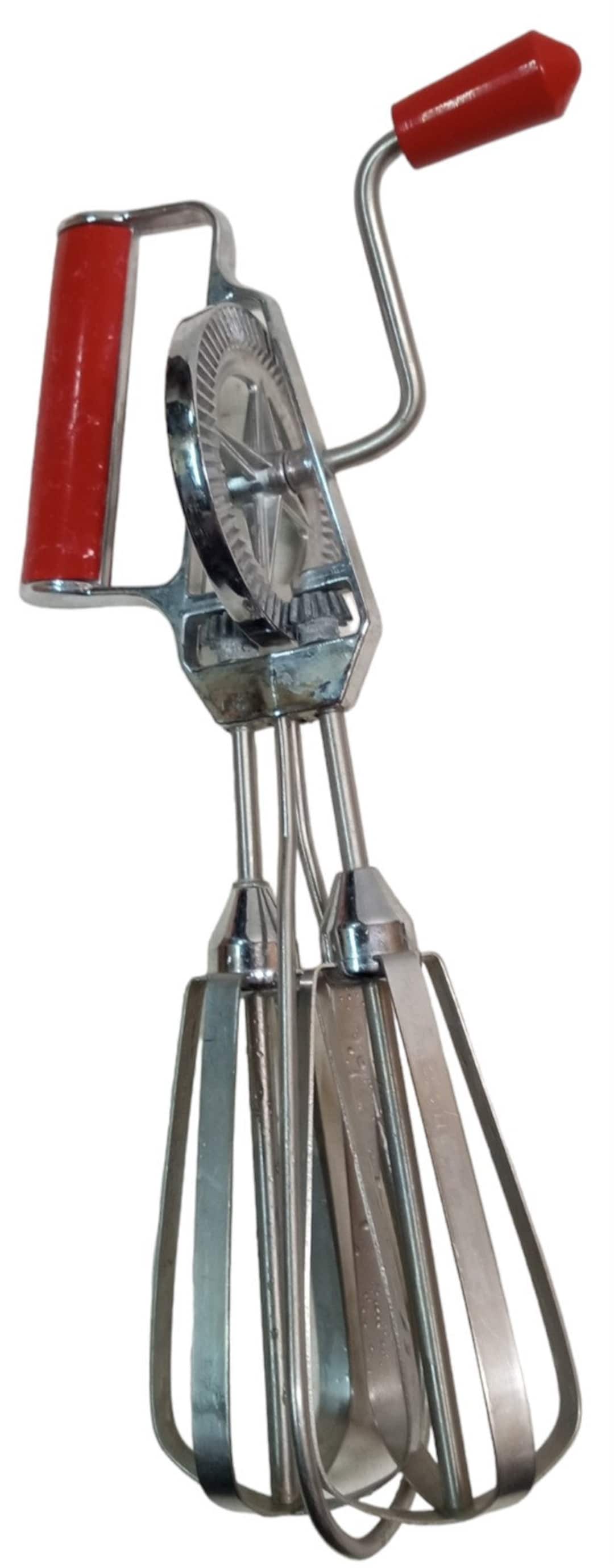 Maynard Mitee Hand Mixer Antique With Red Handle Vintage - Etsy