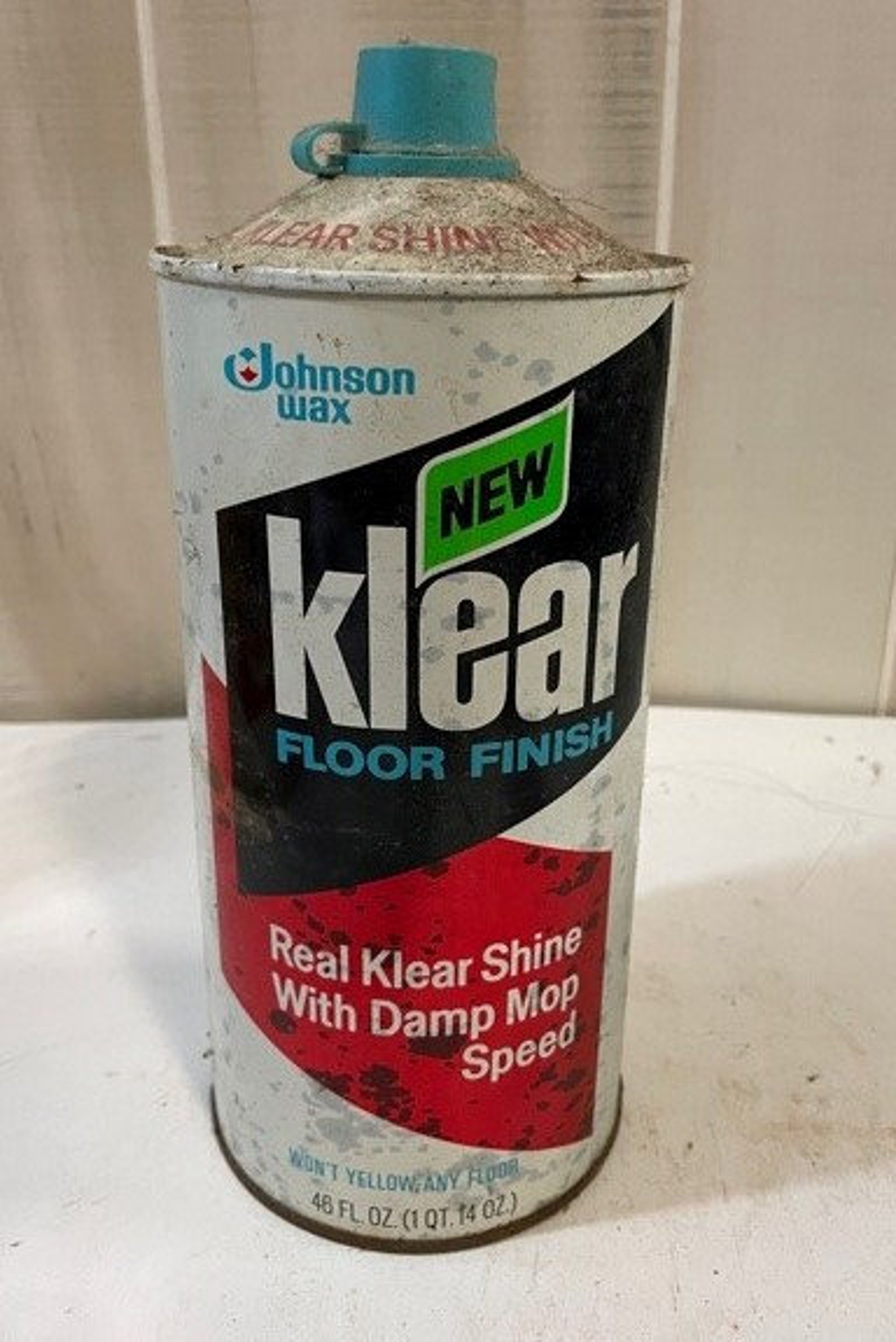 Vintage 1979 Johnson Wax Klear Brand Liquid Floor Finish Tin - Etsy