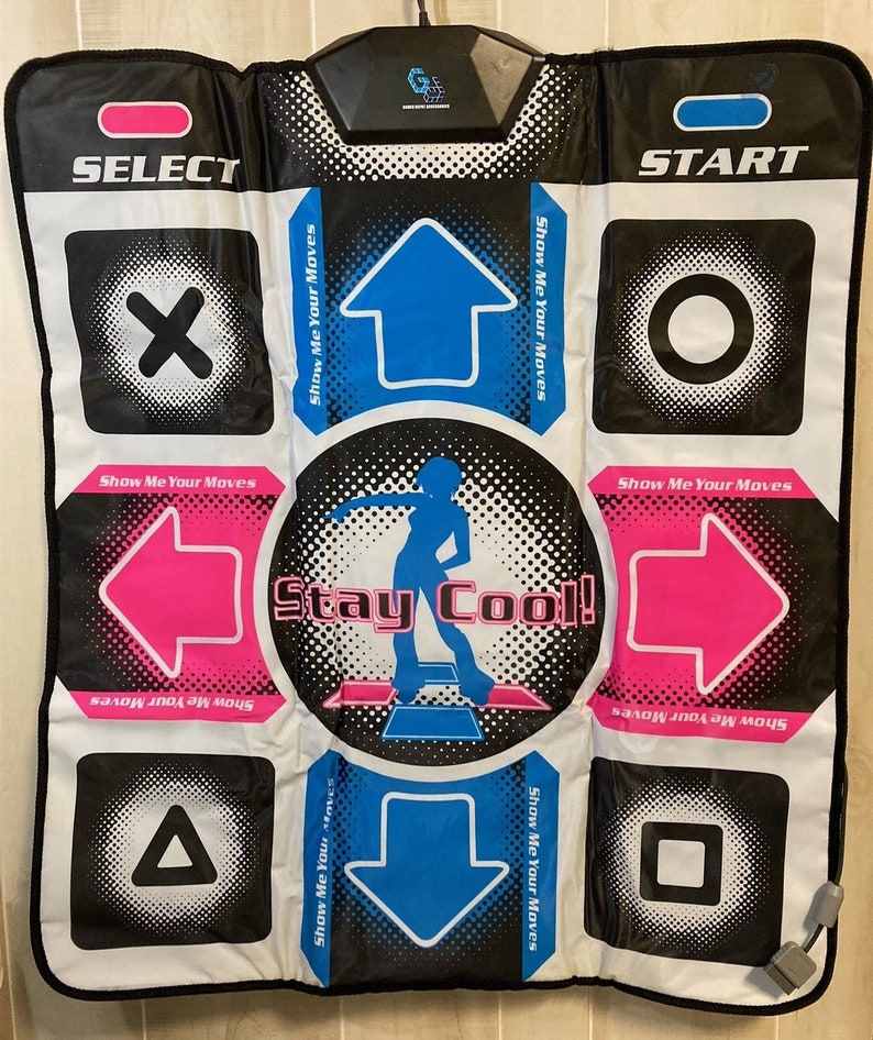 Games Depot PS1 PS2 Dance Dance Revolution Non Slip Plug in Mat for ...