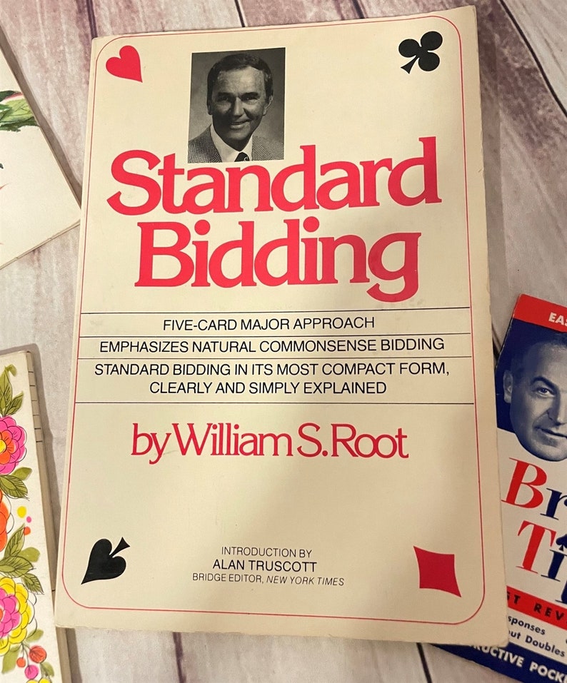 Vintage Standard Bidding Bridge Tips Book and Retro Score Card Books - Etsy