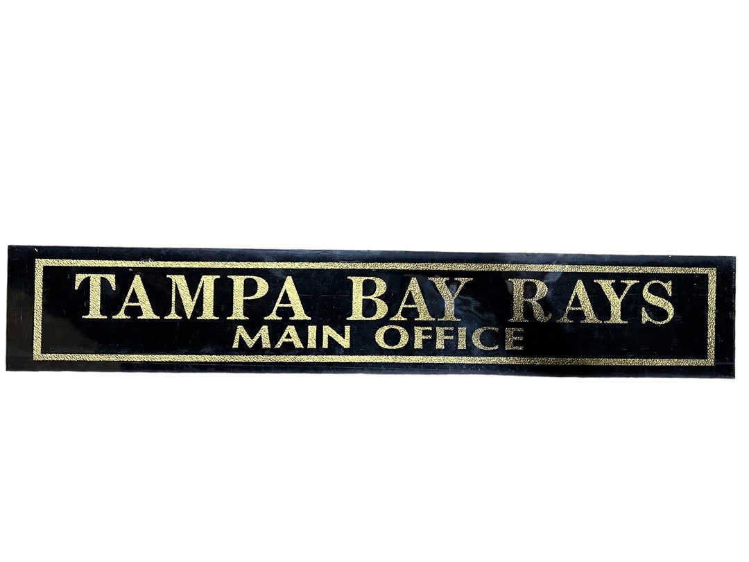 Tampa Bay Rays Main Office Black Jealousy Sign - Etsy