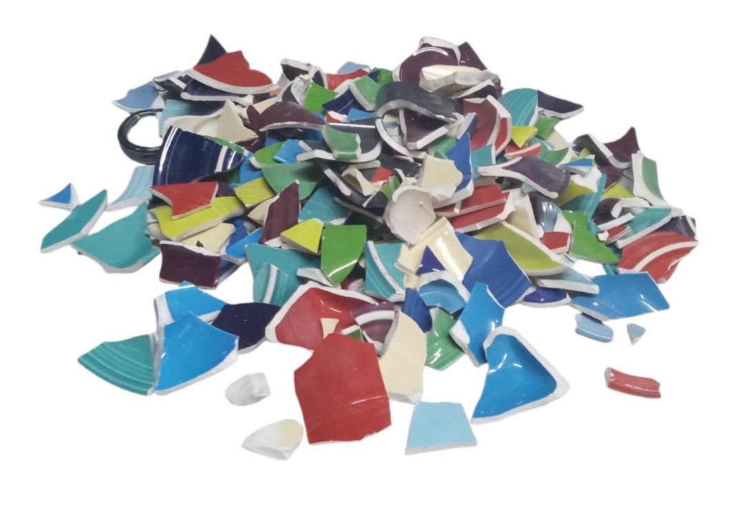 Broken Fiesta Plates Bowls Mugs Various Colors Various Sizes and Shapes ...