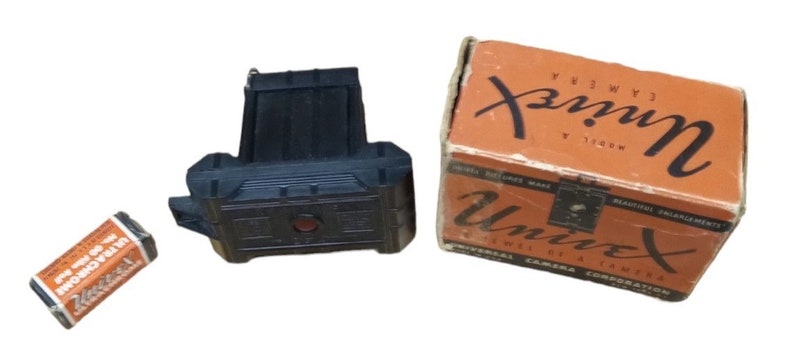 Univex Model A Camera With Box Vintage Collectible Nostalgic ...