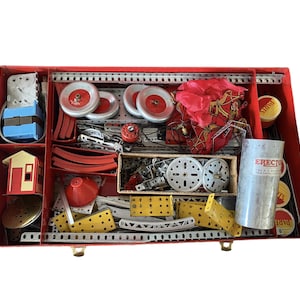 Erector Set Antique A C Gilbert Merry-go-round Parachute Jump Vintage ...
