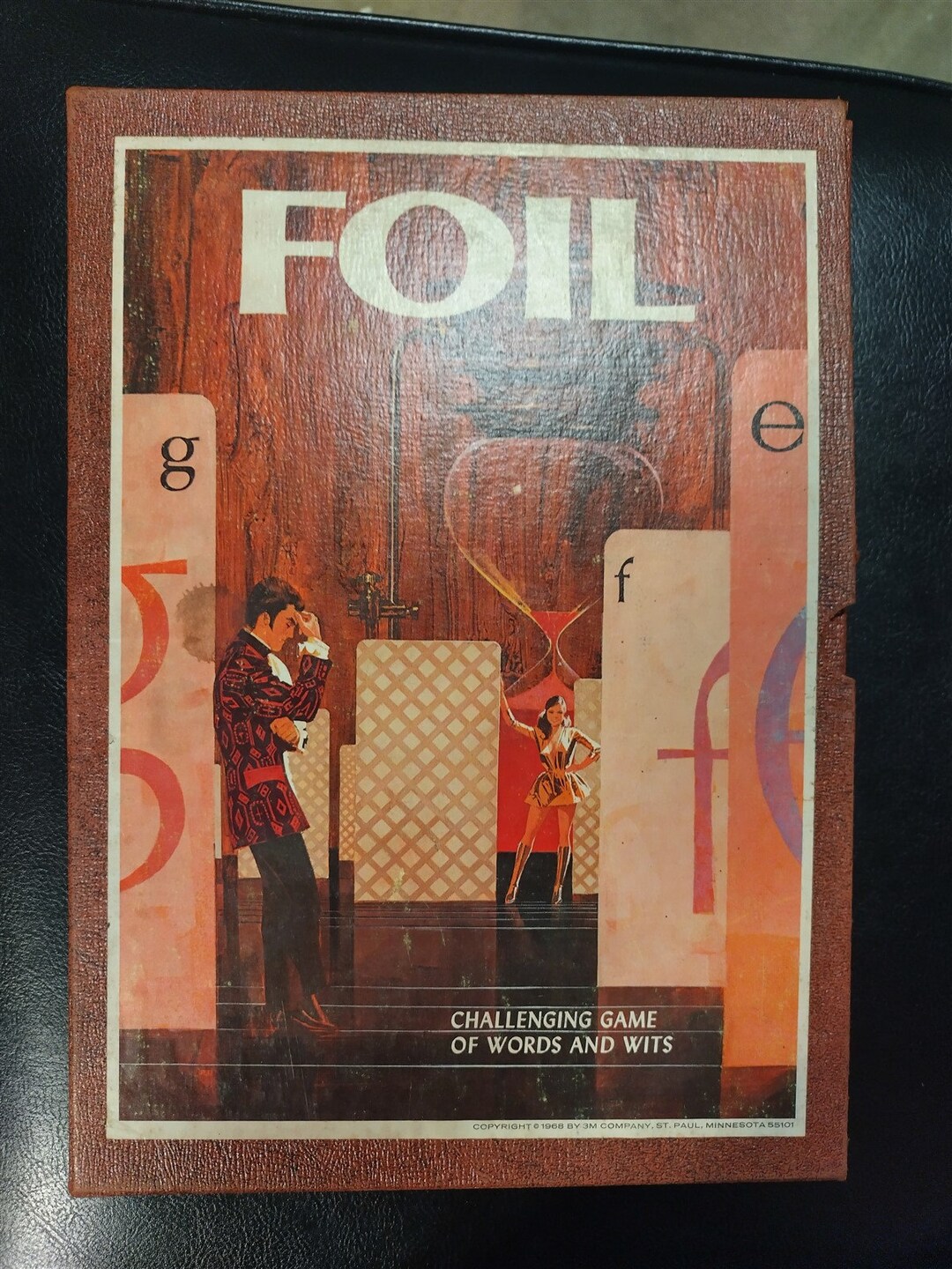Vintage Complete Set Word Forming Board Game 1969 FOIL 3M Company Still ...