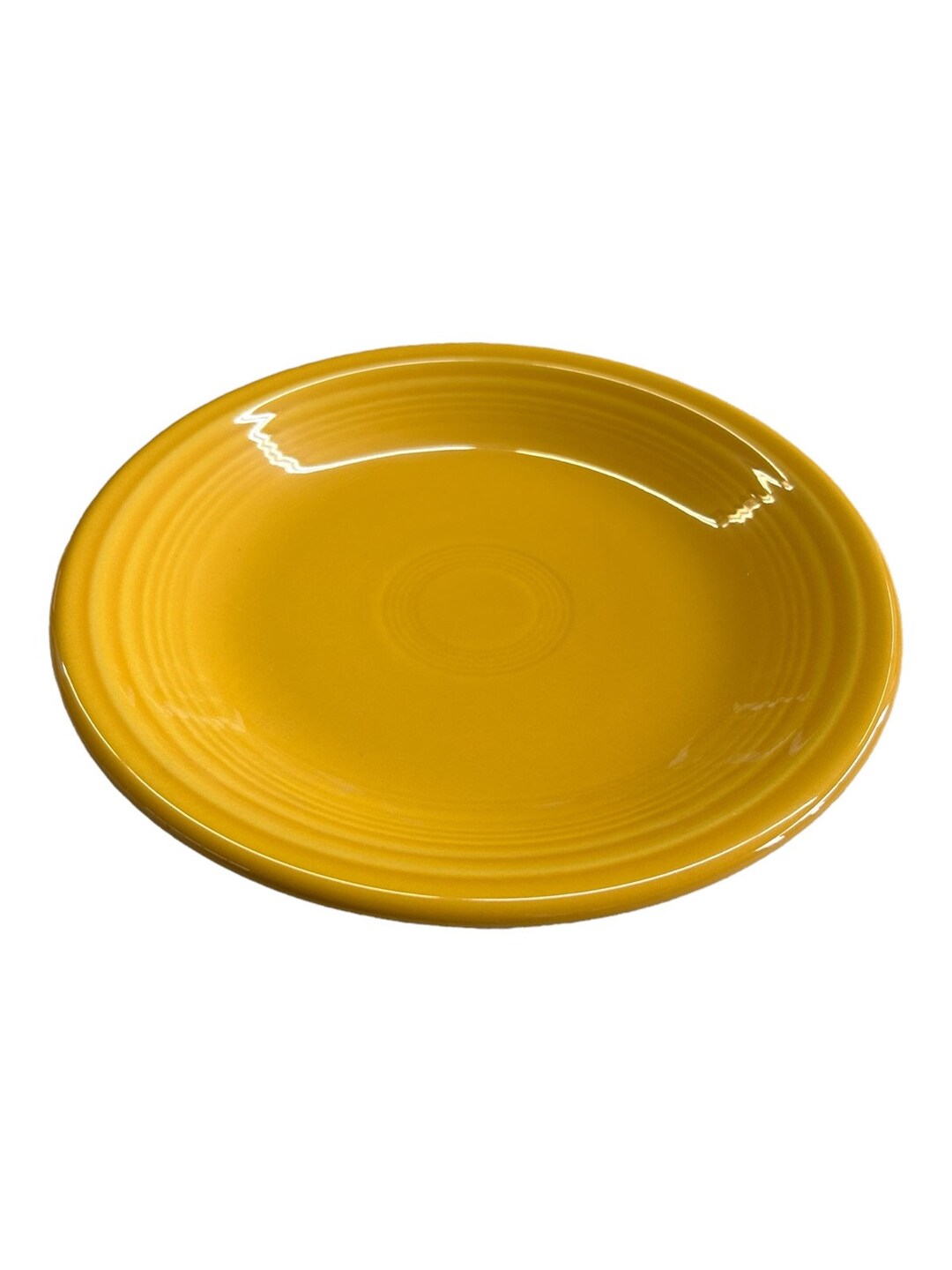 Fiesta - Marigold Yellow Salad Plate Ceramic Dish Homer Laughlin Dinner ...