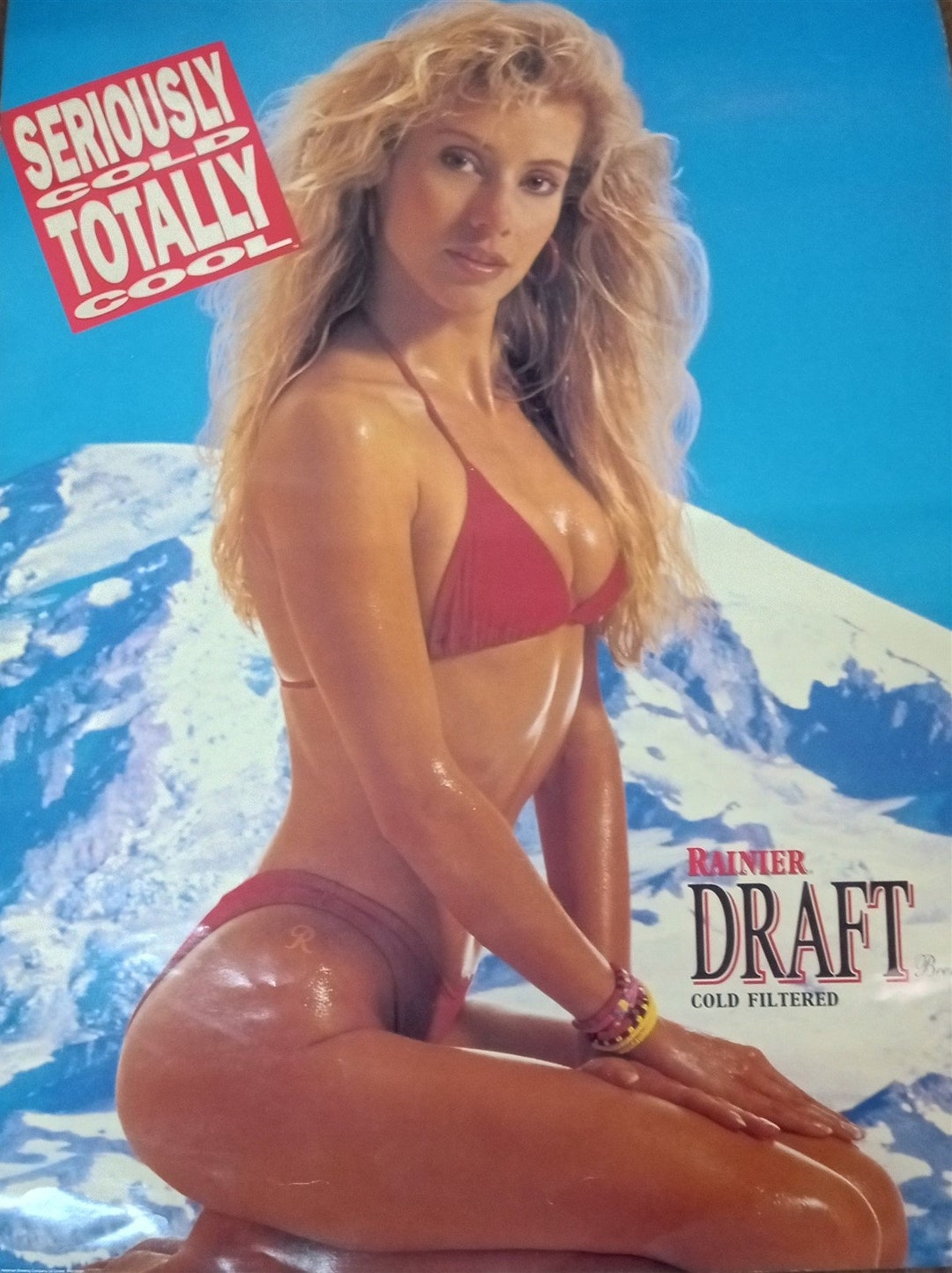 Rainier Draft Bikini Girl Poster Vintage Collectible Decorative Mancave - Etsy
