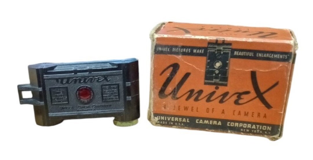 Univex Model A Camera With Box Vintage Collectible Nostalgic ...