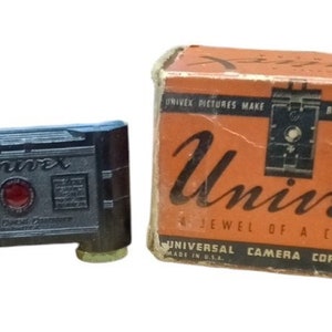 Univex Model A Camera With Box Vintage Collectible Nostalgic ...