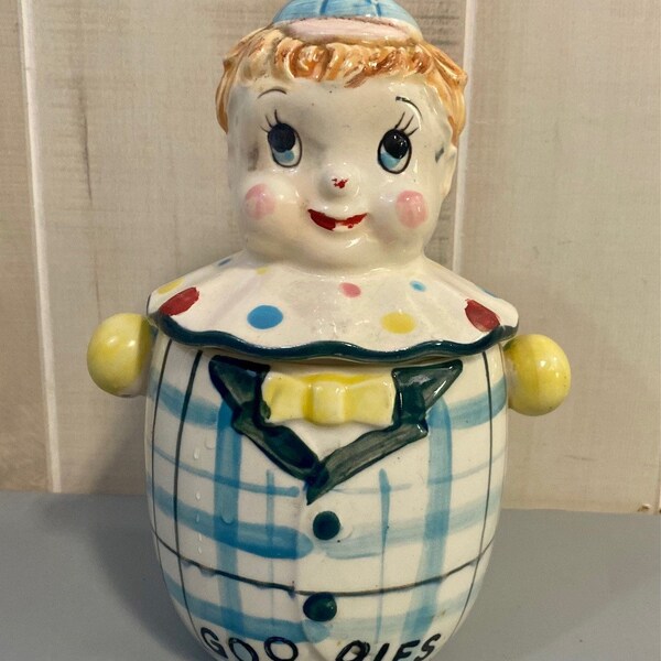 Clown Cookie Jar - Etsy
