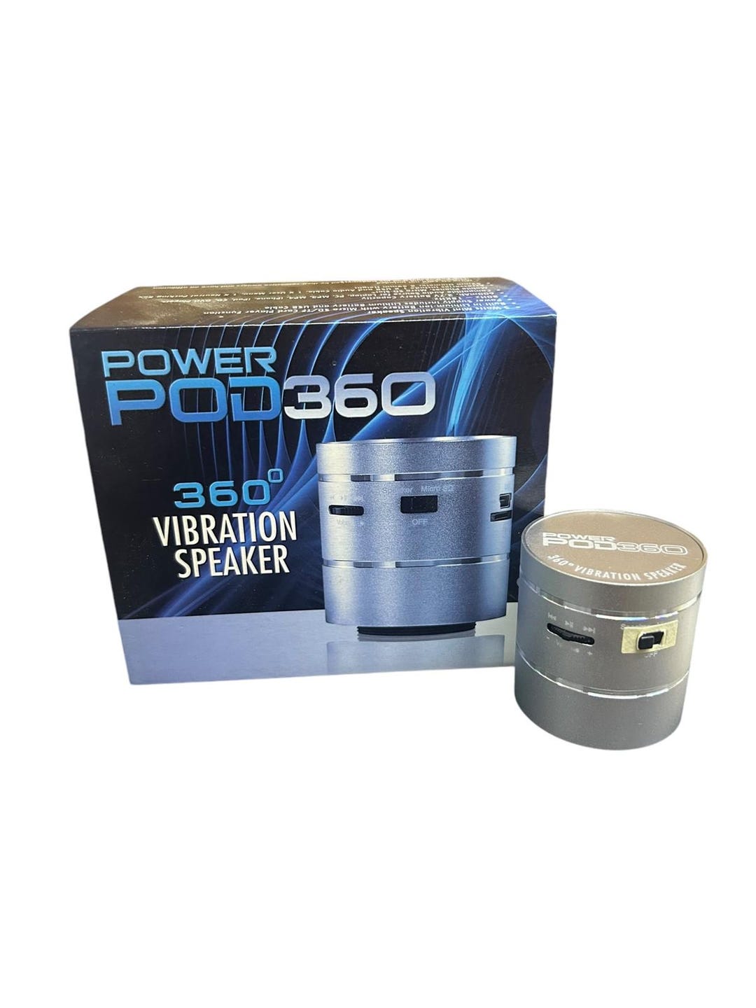 Power Pod 360 5 Watts Mini Vibration Speaker With Built in Lithium-ion ...