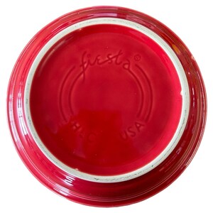 Fiesta - Scarlet Red Covered Casserole Bowl Homer Laughlin Ceramic Dish ...