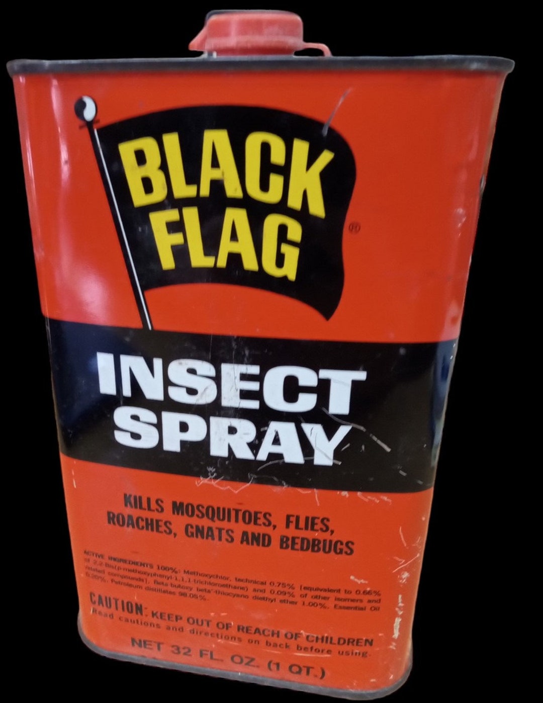 Black Flag Insect Spray Can Vintage EMPTY - Etsy