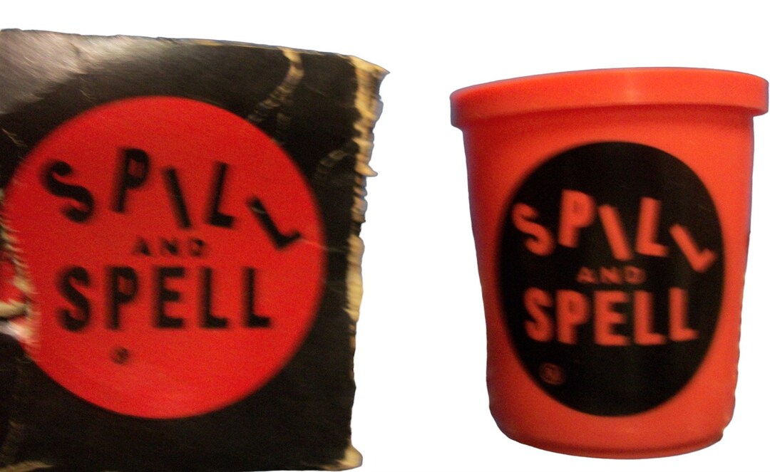 Vintage Antique Spill and Spell Word Game - Etsy