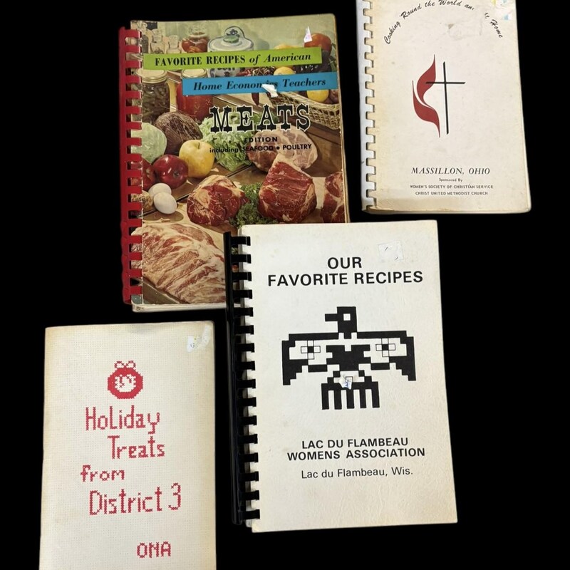 Vintage Cookbook Set - Etsy