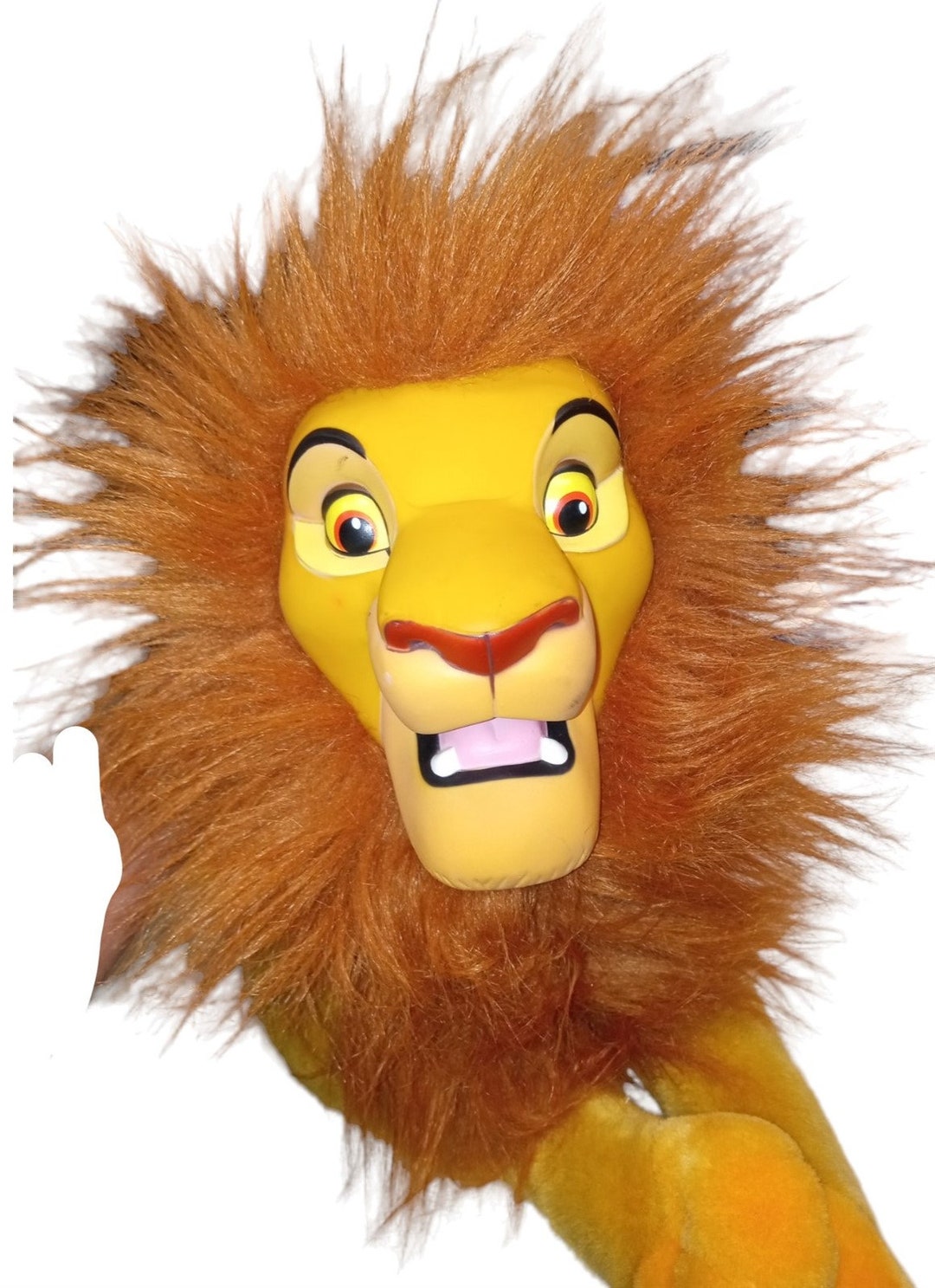 Disney's the Lion King Simba Hand Puppet Vintage Collectible Nostalgic ...