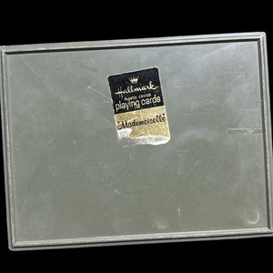 Playing Cards Hallmark Duo Vintage Mademoiselle in Original Case - Etsy