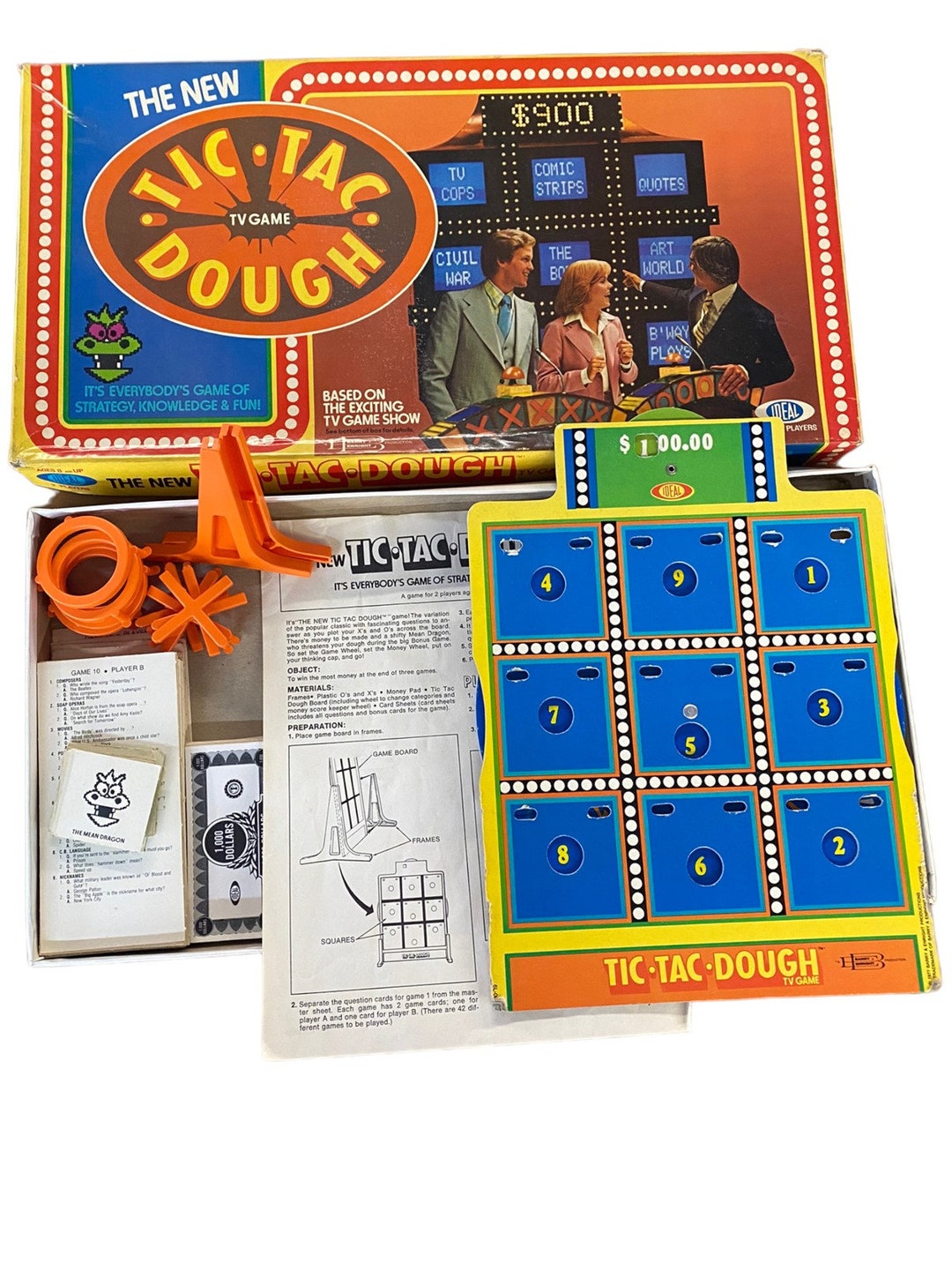 Tic Tac Dough TV Game Based on the Exciting Gameshow by Ideal up to 2 ...