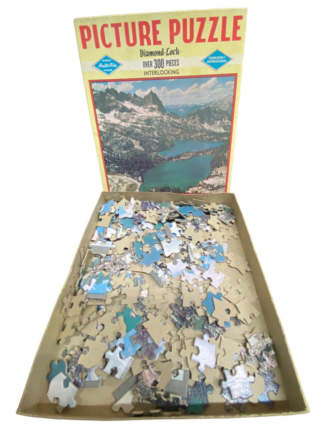 Warren Built-rite Puzzles Picture Puzzle Diamond-lock Over 300 Pieces ...