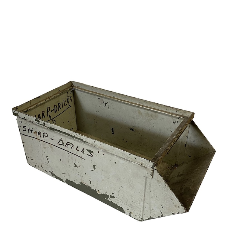 Metal Storage Bin - Etsy