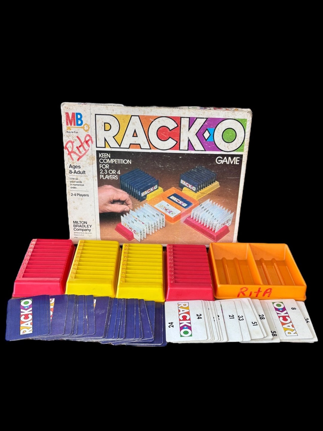 Racko Game Milton Bradley Company Key to Fun - Etsy