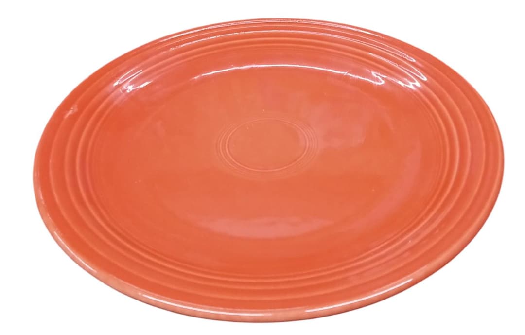 Fiesta - Poppy Orange Chop Plate Homer Laughlin Ceramic Serving ...