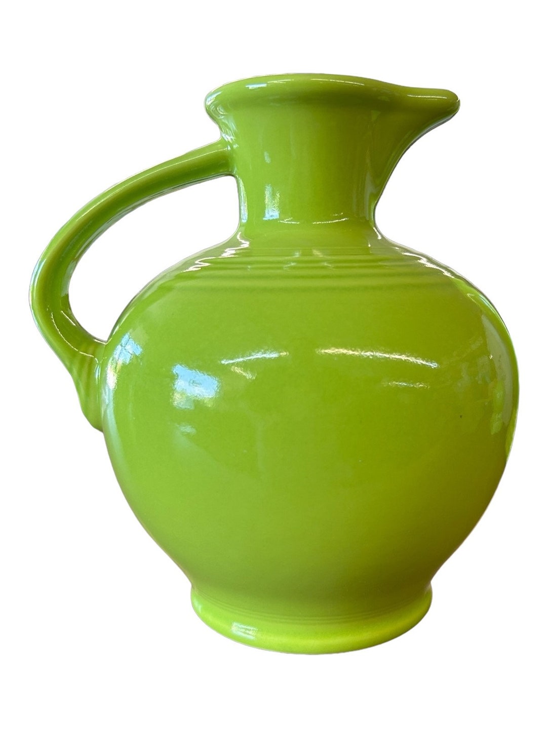 Fiesta - Chartreuse Green Carafe Homer Laughlin Ceramic Vase Pitcher ...