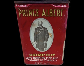 Vintage Collectible Prince Albert Crimp Cut Tobacco Tin - Etsy
