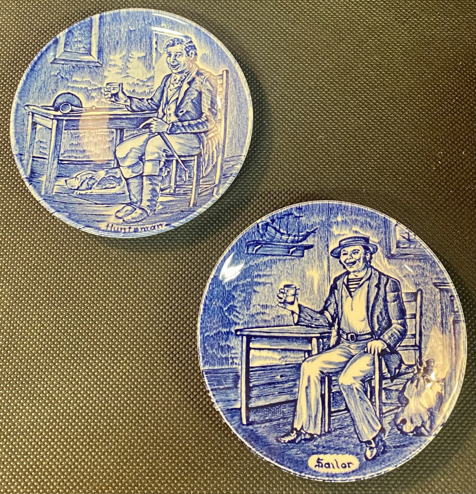 Set of Decorative Saucers by Enoch Wedgwood (tunstall) LTD Sailor and ...