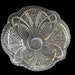 Crystal Glass Antique Indiana Glass Vintage Serving Bowl Scalloped Rim ...